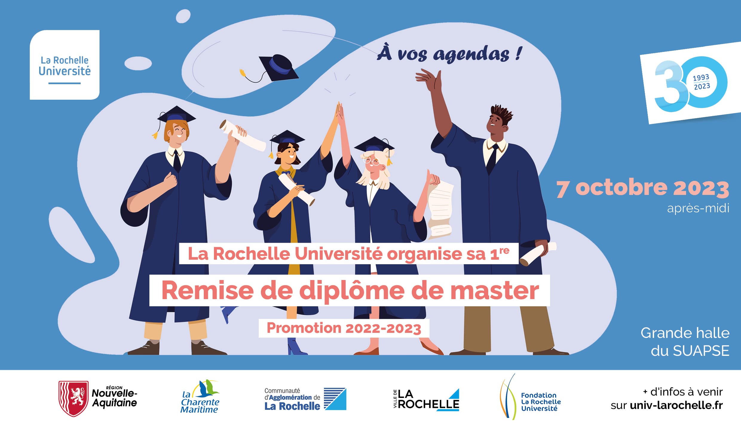 La Rochelle Université fête l’ensemble de ses diplômé·es de master - La ...
